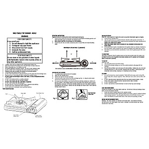 Max Burton 8253 Table Top Gas Burner, Black, 7650 BTU, Piezoelectric Ignition, Heavy Gauge Metal Body and Porcelain Enamel Coated Steel Drip Pan, Includes a Hard-Sided Plastic Carrying Case