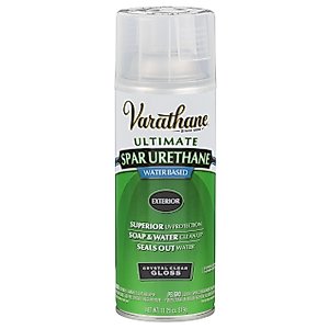 Varathane 250081 Water-Based Ultimate Spar Urethane Spray, 11.25 oz, Gloss