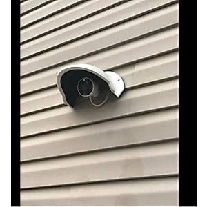 SDS DS-1250ZJ Universal Sun Rain Shade Camera Cover Shield Cover Shield for Nest/Ring/Arlo/Dome/Bullet Outdoor Camera (1 Pack, White)