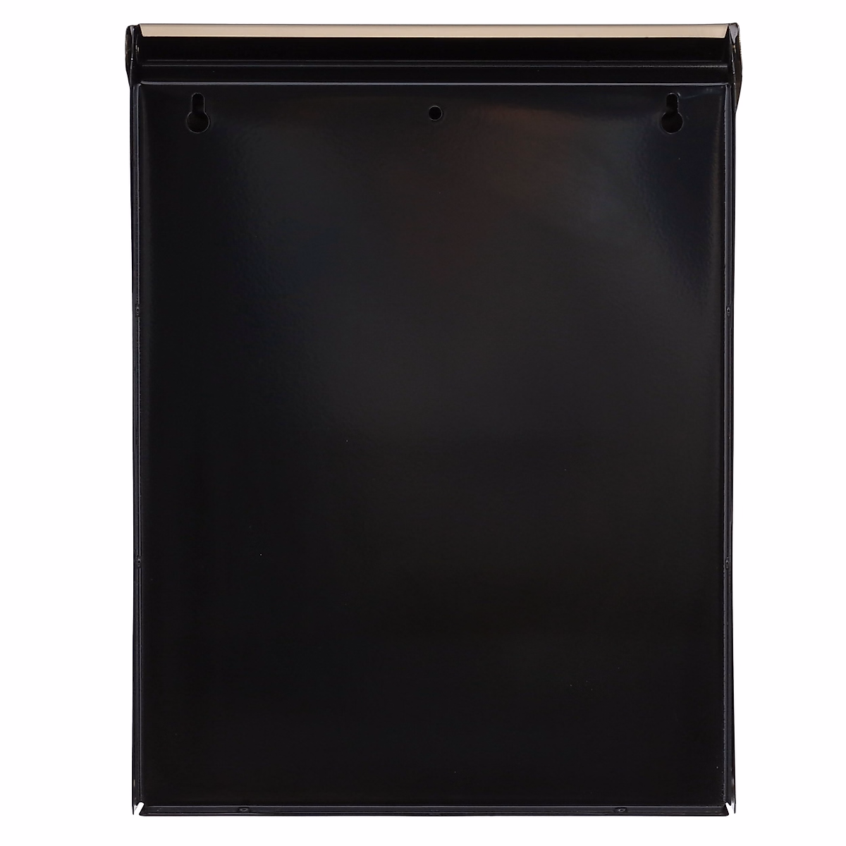 Architectural Mailboxes Designer Galvanized Steel, Locking, Wall Mount Mailbox, DVKGB00AM, Black & Brushed Brass, Medium Capacity