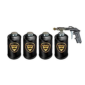 woolwax Lanolin Vehicle undercoating kit (4) Quarts w/PRO Gun & (2) Extension Wands. Black Color