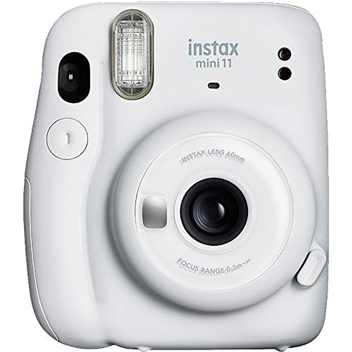 Fujifilm Instax Mini 11 Instant Camera - Fujifilm Instax Mini Twin Pack Instant Film (60 Sheets) - Instant Camera Bundle (White)