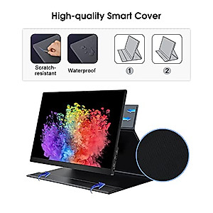 CNXioaMi Portable Monitor 15.6" Gaming Monitor USB-C&HDMI Laptop Monitor 1080P IPS Speaker External Ultra Slim Travel Monitor Second Monitor for Laptop Mac Phone Xbox Game Monitor