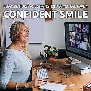 Super Poligrip Extra Strength Denture Adhesive Powder, Denture Powder for Dentures - 1.6 Ounces (Pack of 6)