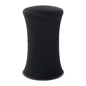 Office Star Active Seating Adjustable 18-26 Inch Height and 360-Degree Wobble Design Stool with Non-Slip Base, Black