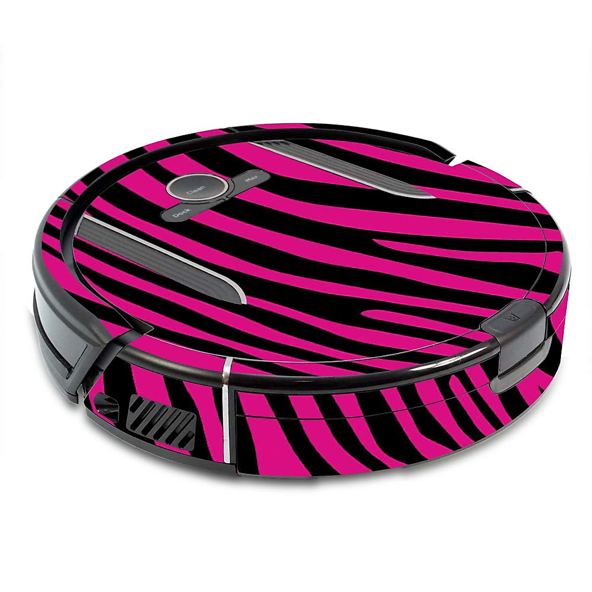 MightySkins Skin Compatible with Shark Ion Robot R85 Vacuum - Pink Zebra | Protective, Durable, and Unique Vinyl Decal wrap Cover | Easy to Apply, Remove, and Change Styles | Made in The USA