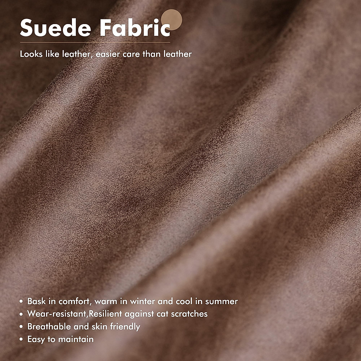 Mid Back Office Chair Mid Century Modern Executive Chair,Lumbar Support Ergonomic Home Office Desk Chair,Rolling Swivel Task Chair Task Chair Armrests Height Adjustable,350lbs (Dark Brown)