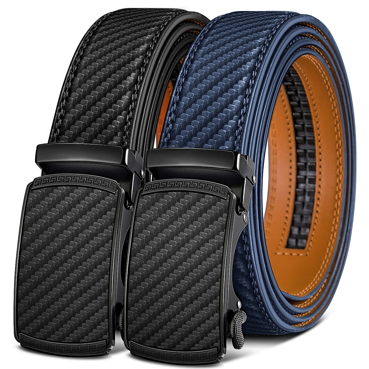 BULLIANT Belt Buckles for Mens Ratchet Belts Width 1 3/8(Black,1 3/8" Belt Width Buckle)