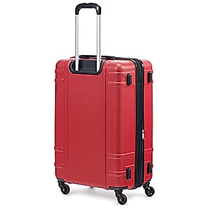 Tommy Hilfiger Lexington Upight Hard Suitcase, Red, 25"