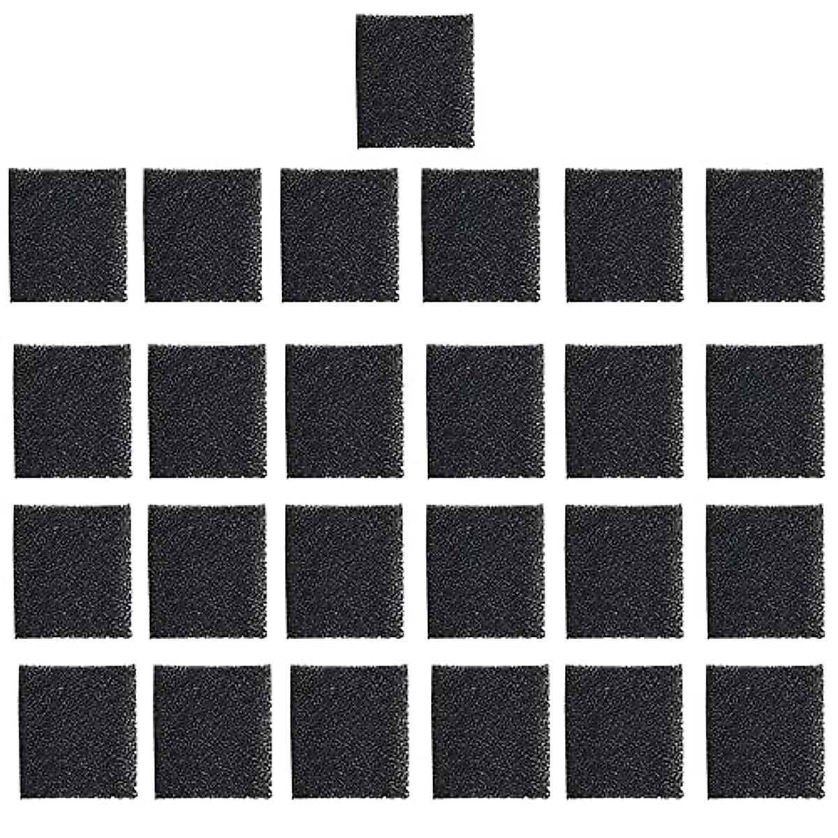 Qzbhct 25 Pack Pump Filter for AeroGarden Filter Sponge Replacement Accessories , Reduces Dirt & Debris in Pump, Increases Life of AeroGarden Pump
