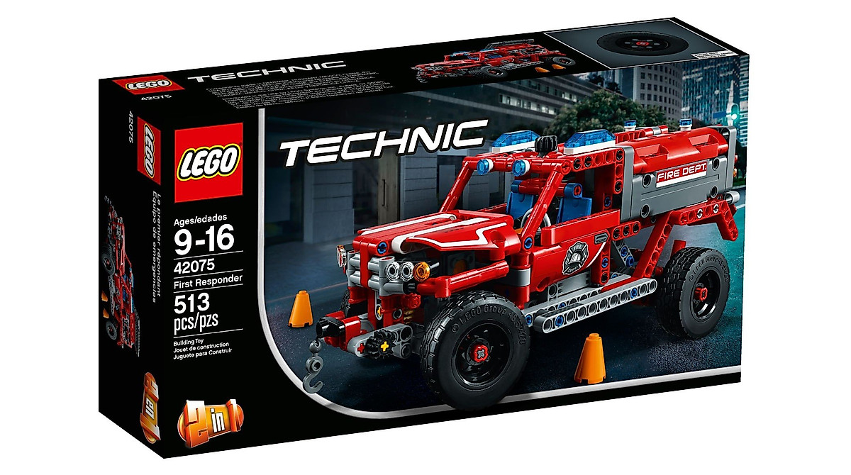 LEGO 42075 Technic Fire Engine Set - Realistic Building Toy