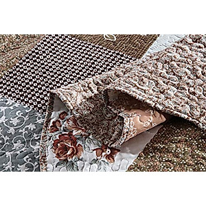 Travan Reversible Floral Quilt Sets