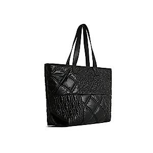 Desigual Accessories Fabric Shopping Bag, Black