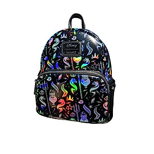 Loungefly Little Mermaid Iridescent Ursula AOP Mini Backpack Toyz N Fun Exclusive