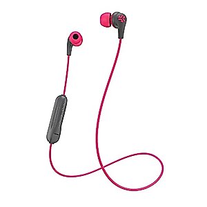 JLab JBuds Pro Wireless Signature Earbuds, Graphite/Pink, Titanium 10mm Drivers, 10-Hour Battery Life, Music Controls, Noise Isolation, Bluetooth 4.1 Extra Gel Tips and Cush Fins