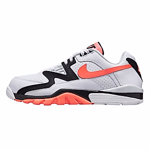 Air Cross Trainer 3 Low Retro 90s Design Men Size 8.0 to 13.0 Color White, Black, Pure Platinum, and Hot Lava (us_Footwear_Size_System, Adult, Men, Numeric, Medium, Numeric_11)