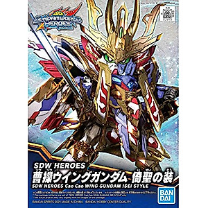 Bandai Hobby - SDWH Heroes Cao Cao Wing Gundam Isei Style Model Kit