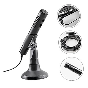NUSITOU 1pc Microphone Travel Mic Recording Desk Mic Laptop Mic Mini Mic Usb Mic Wireless Mic Microfonos Inalambricos Professional Desktop Mic Chat Mic Computer Lightweight Aluminum Alloy