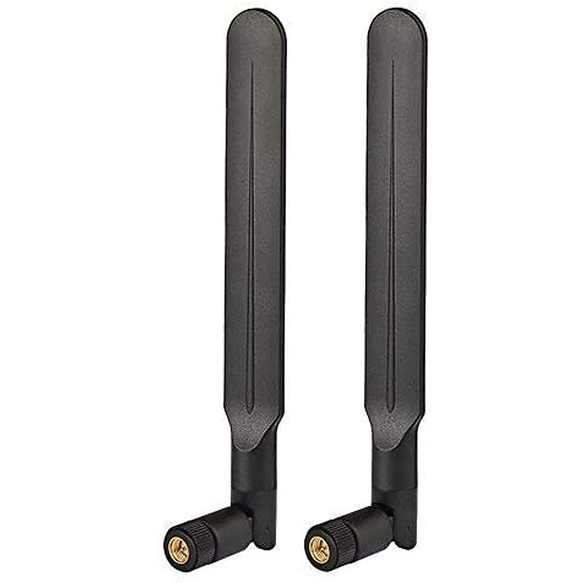 Bingfu 4G LTE 3dBi External SMA Male Antenna (2-Pack) Compatible with 4G LTE Wireless Router CPE Hotspot Industrial IoT Router Cellular Gateway Terminal Outdoor Cellular Security Camera