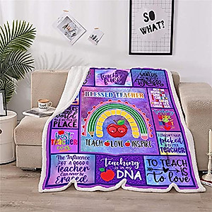 Juirnost Teacher Gifts for Women,Teacher Appreciation Gifts,Gifts for Teachers,Thank You Gifts for Teachers Day Graduation Retirement Birthday Gifts, Back to School Teacher Gift,Best Teacher Blankets