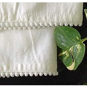 TARAN LIVING Kitchen Towels Pack in red Blue White for Embroidery, Paint, Craft, Party. Bar Cloth, Dish Towels/Tea Towels, Each Color has 6 Fabric Cloth with Trim ant Bottom and Loop Hanging.