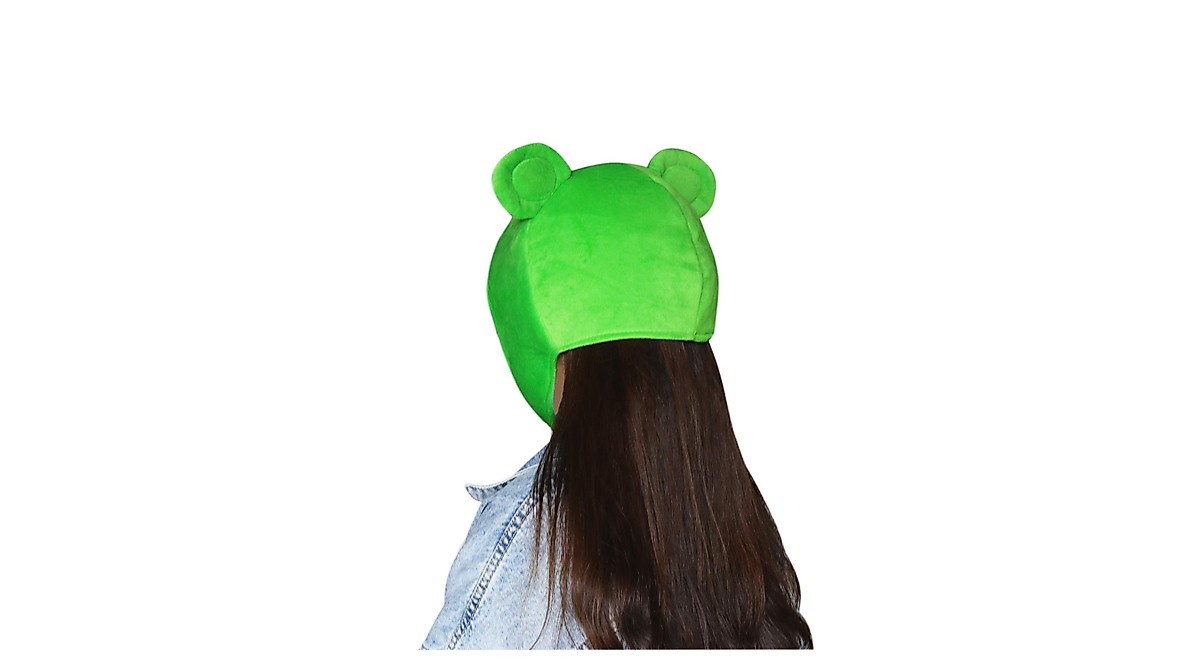 Soarsue Cute Frog Hat for Halloween & Cosplay