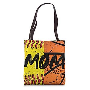Girls Basketball Softball Funny Mom Tote Bag