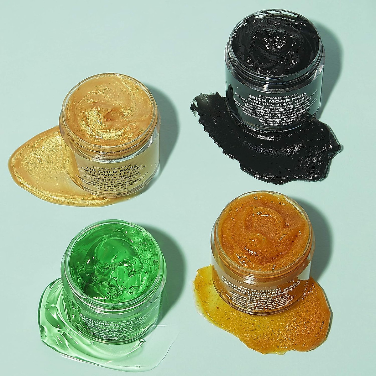 Peter Thomas Roth | Made To Mask 4-Piece Mask Kit | Facial Masks Beauty, Facial Mask Skin Care, 4 Count