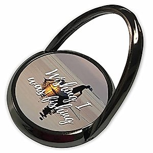 3dRose Lake Life with Text of Wishing I was Fishing - Phone Rings (phr-363997-1)