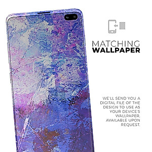 DesignSkinz Abstract Blue & Pink Surface Protective Vinyl Decal Wrap Skin Cover Compatible with The Samsung Galaxy S20 (Screen Trim & Back Glass Skin)