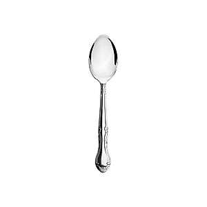 Thunder Group SLSF114 Dessert Spoon, 7.32", 18/0 Stainless Steel, Bright Finish, Sunflower, Pack of 12