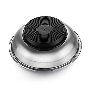 Jsbrothers Stainless Steel Heavy Duty 4 Inches Round Magnetic Screws Tools Parts Tray Holder