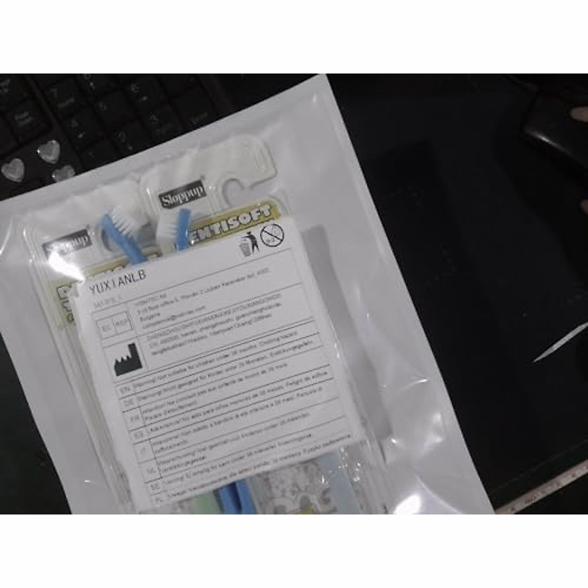 Qianyu 4 Pcs Small Dog Toothbrush Micro Brush Head Nano Soft Bristle Comfort Grip Gentle Pet Toothbrush for Puppy Kitten Sensitive Gum and Teeth Cats Dogs Teeth Cleaning Dental Care