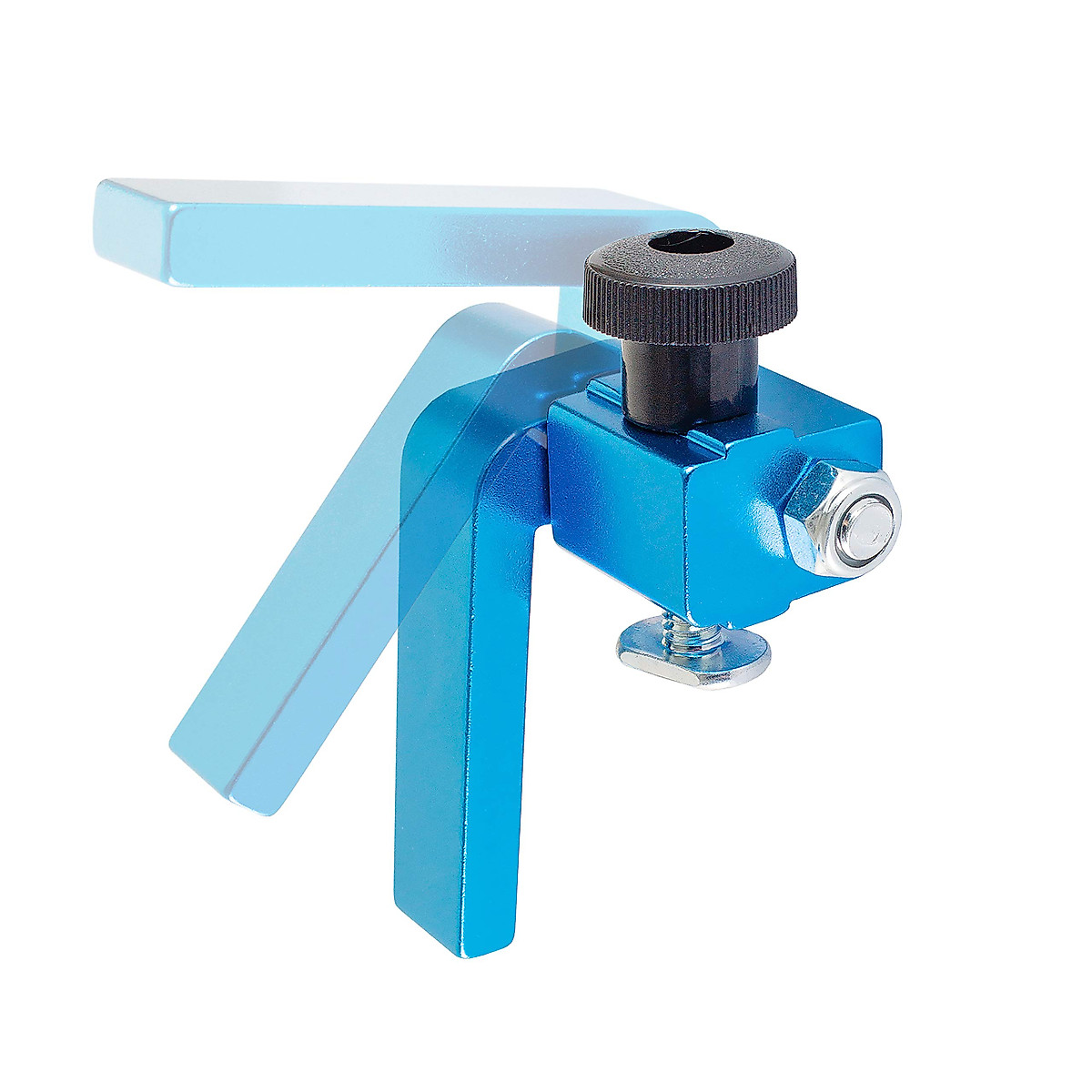 POWERTEC 71367-P2 3-Inch Fence Flip Stop for Woodworking, 2PK