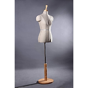 M003-F-4 -1 Female Dress Form Mannequin Body Model Stand with Base Store Display