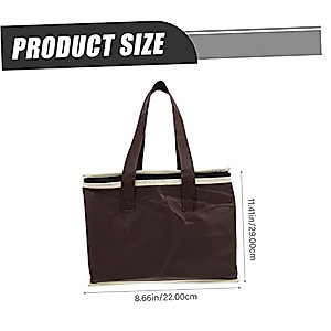 GRADENEVE Aluminum Insulation Food Shopping for Groceries Portable Cake Storage Little Pizza Carrying Pizza Reusable Grocery Non-woven Fabric Coffee