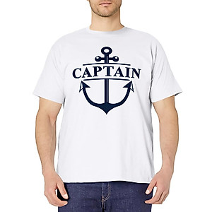 Captain & First Mate Matching Set Pontoon Boat Sailing T-Shirt