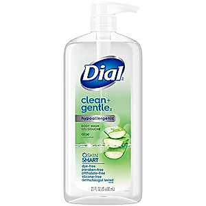 Dial Body Wash, Healthy & Sensitive Aloe Scent, 23 fl oz, Pack of 3