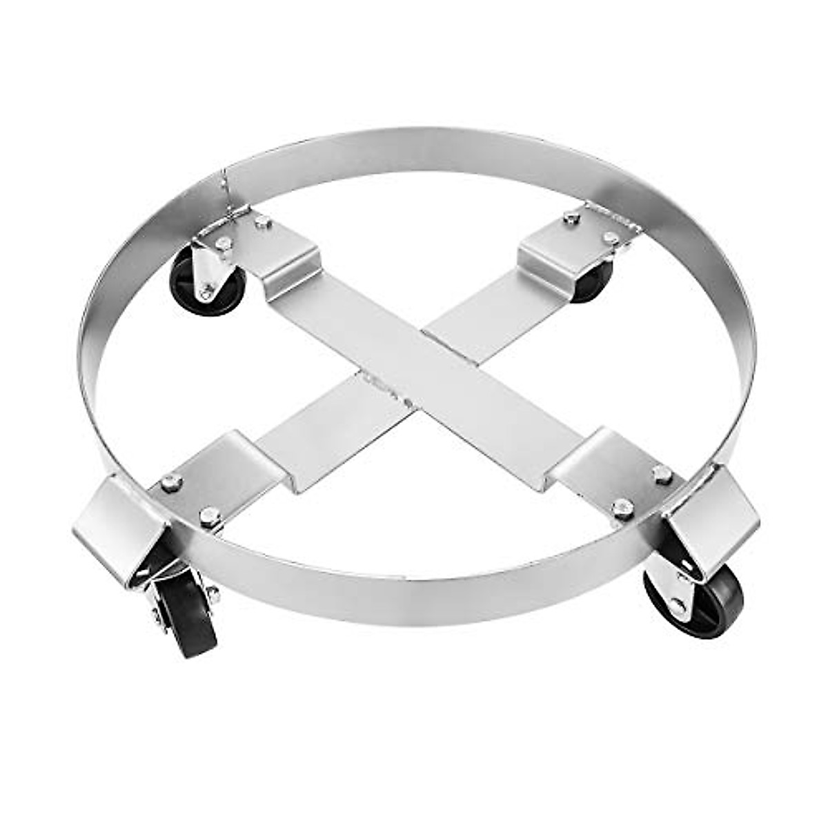 5044 Pentagon Tool | Heavy Duty | 5 and 30-Gallon Drum Dolly | Single | Silver