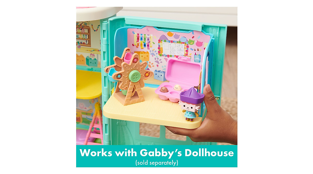 Gabby's Dollhouse Baby Box Cat Craft Room with Figures & Accessories