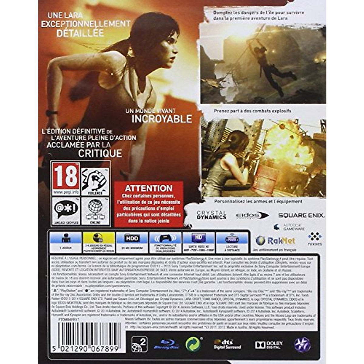 Third Party - Tomb Raider - Definitive Edition Occasion [ PS4 ] - 5021290067899