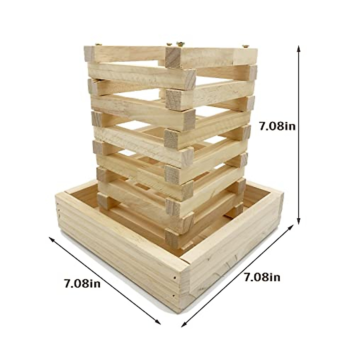 Rabbit Wooden Hay Feeder Chinchilla Food Dispenser Small Animal Hay Rack  Bunny Cage Accessories for Guinea Pig Hamster
