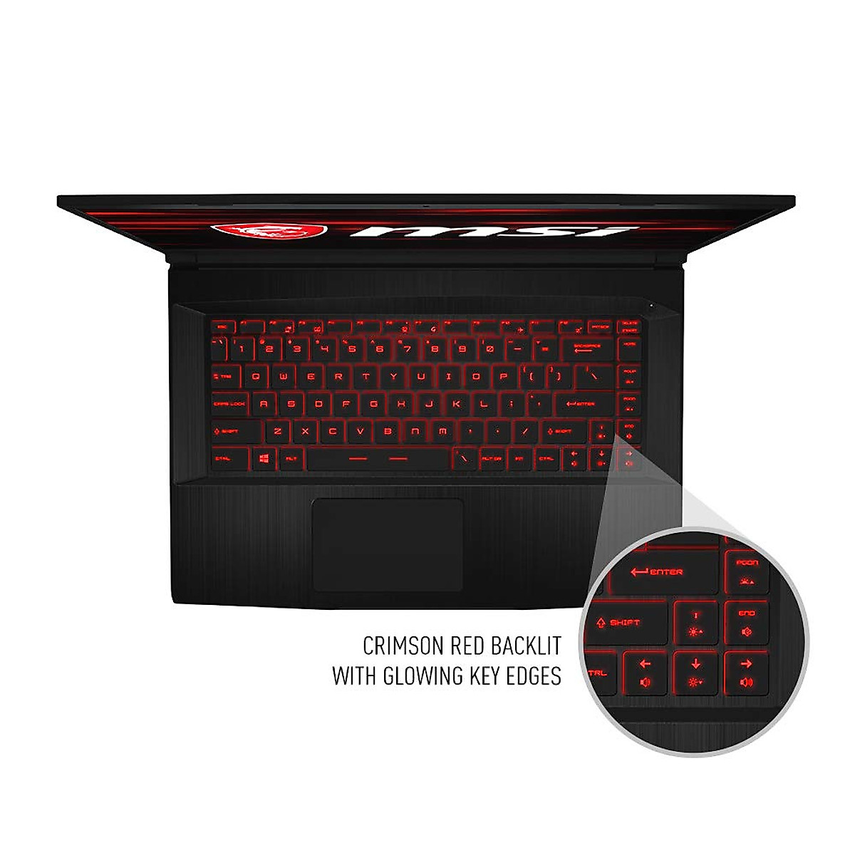 MSI GF63 Thin 9SC-068 15.6" Gaming Laptop, Thin Bezel, Intel Core i5-9300H, NVIDIA GeForce GTX1650, 8GB, 256GB NVMe SSD