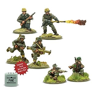 Warlord Games German Army Weapons Teams - 28mm Scale Miniatures for Bolt Action Highly Detailed World War 2 Miniatures for Table-top Wargaming