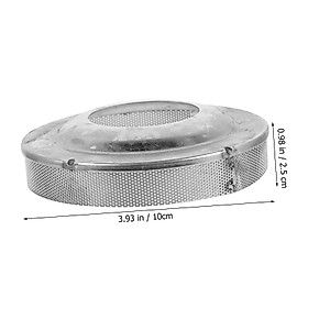 DOITOOL Stainless Steel Mesh Cover Maker Parts Sugar Dispenser Bowl Easy Install for Floss Production