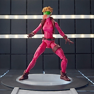 Marvel Classic Hasbro Legends Series 6" Collectible Action Figure Boom-Boom Toy (X-Men/X-Force Collection) – with Wendigo Build-A-Figure Part, Brown/A