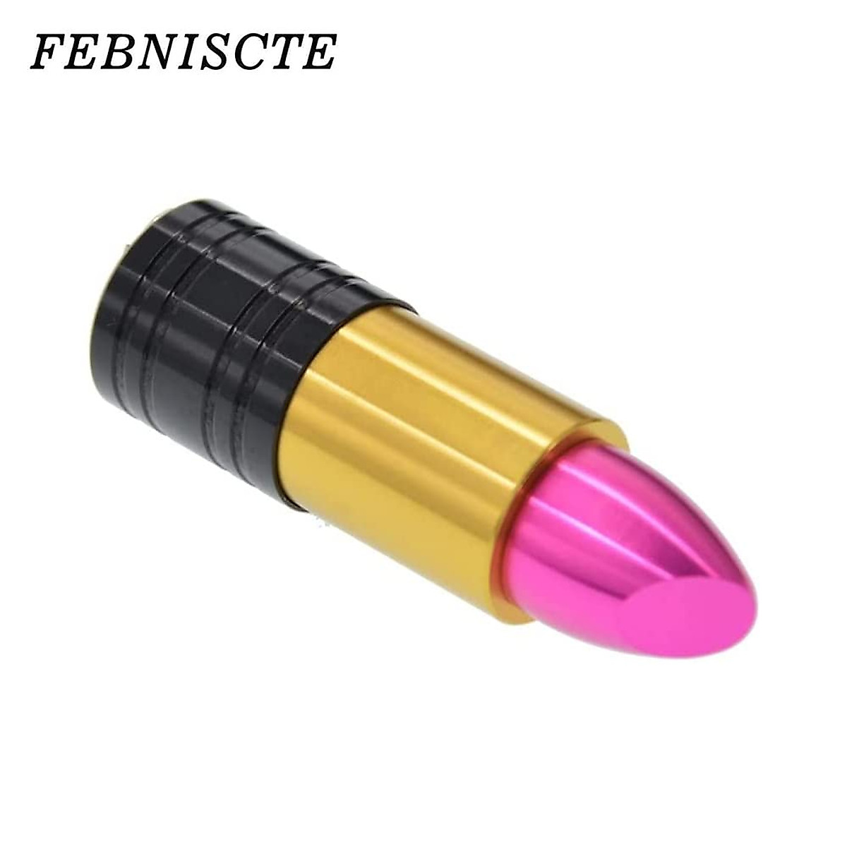 FEBNISCTE 32GB USB 2.0 Flash Drive Memory Stick Metal Lipstick Shape Style Pendrive High Speed 32 GB Thumb Drive Zip Drive