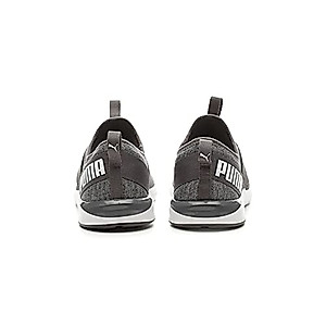 PUMA Women's Prowl Slip ON Knit WN's Cross Trainer, Castlerock White-Gray Violet, 11