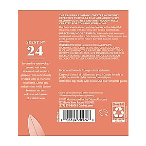 Caldrea Hand Soap Refill, Aloe Vera Gel, Olive Oil And Essential Oils To Cleanse And Condition, Tangelo Palm Frond Scent, 32 Oz