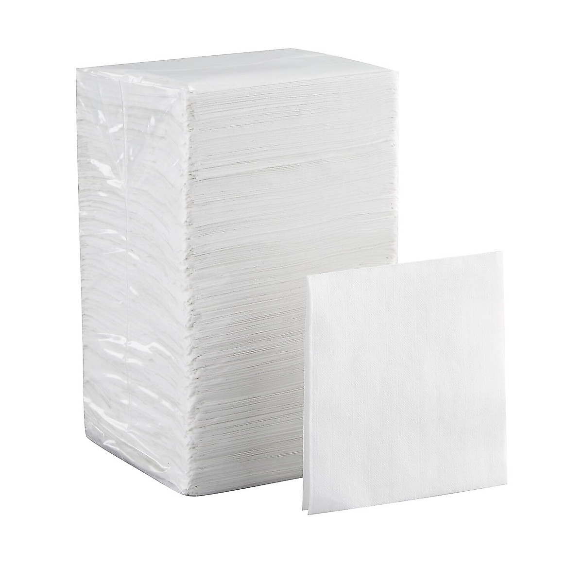 Georgia Pacific 96019 Beverage Napkins, Single-Ply, 9 1/2 X 9 1/2, White, 4000/Carton